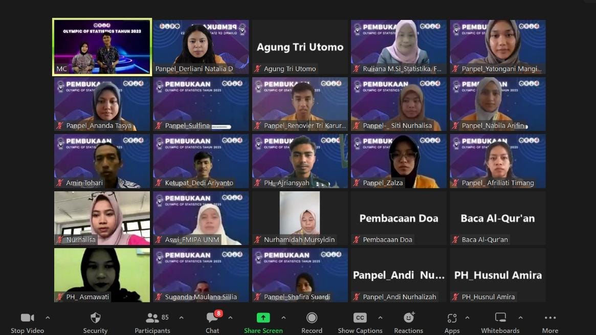 TINGKATKAN MUTU DAN EKSISTENSI, HMPS STATISTIKA GELAR OLS 2023